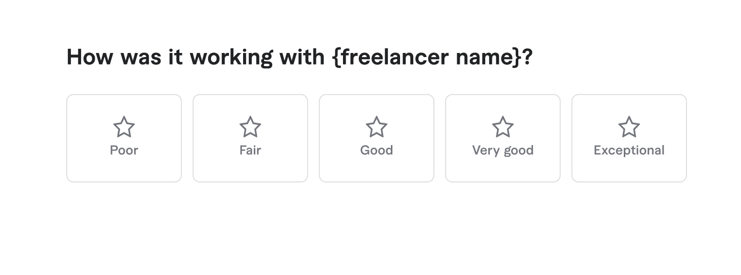 Reviews and ratings for clients – Fiverr Help Center