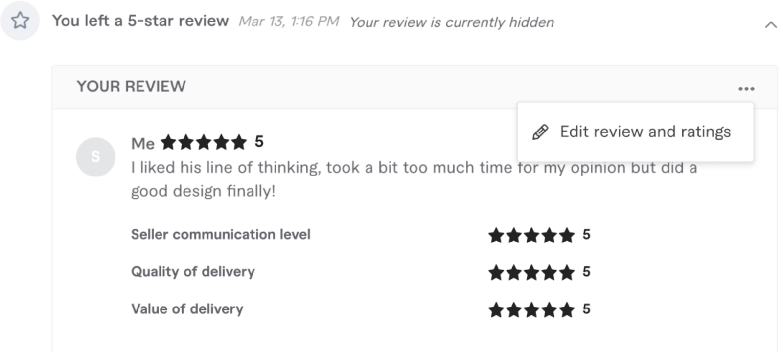 Reviews and ratings for clients – Fiverr Help Center